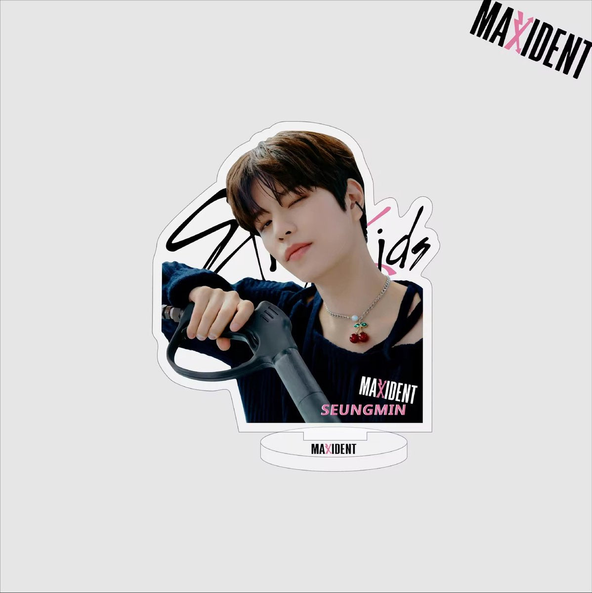 KPOP Idol Stray Kids MAXIDENT Seungmin Transparent Plastic Standee Acr ...