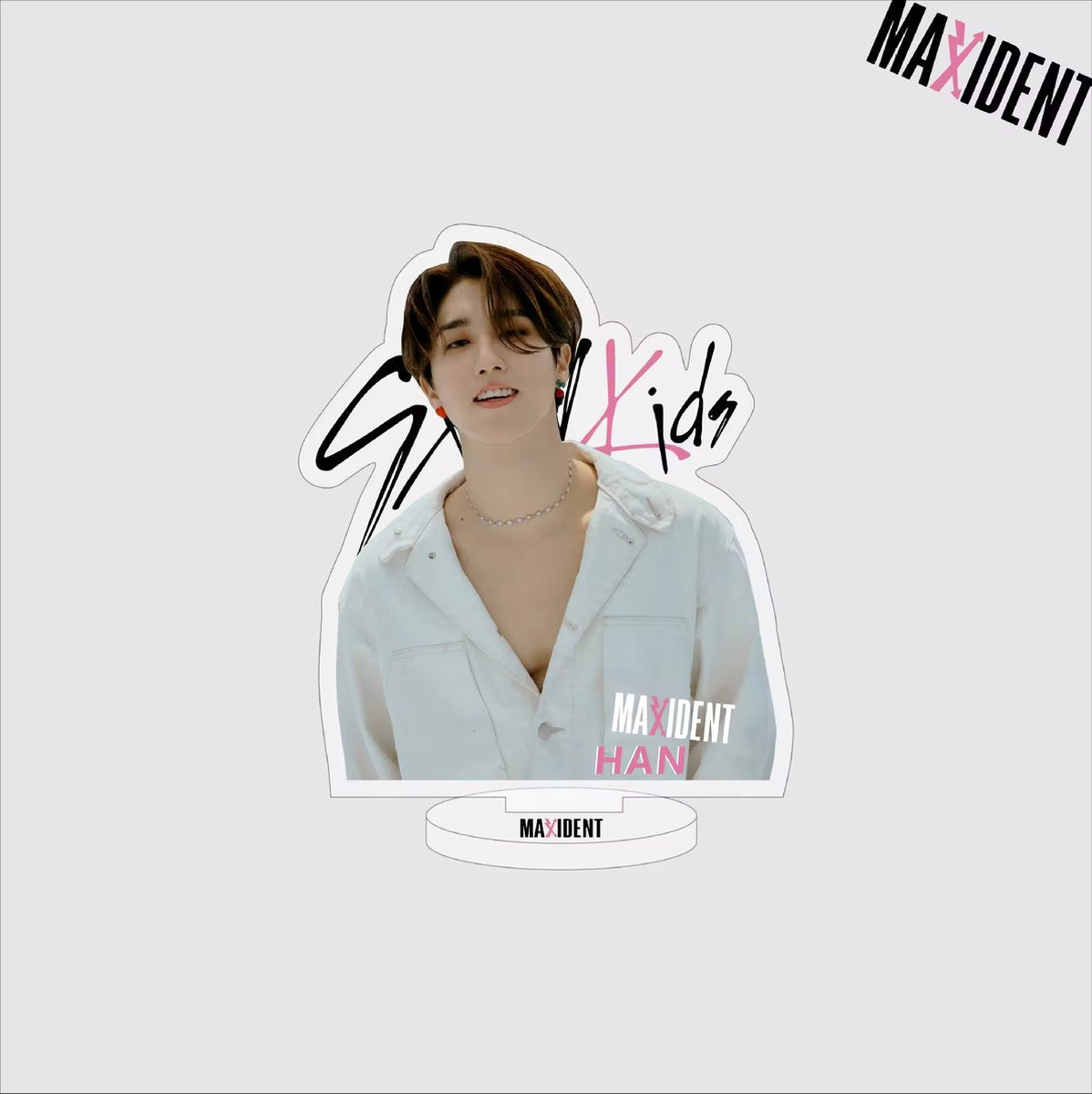 KPOP Idol Stray Kids MAXIDENT Han Transparent Plastic Standee Acrylic ...